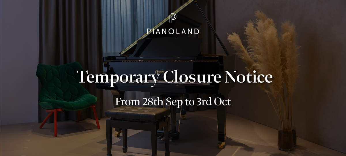 Temporary Closure Notice – Pianoland