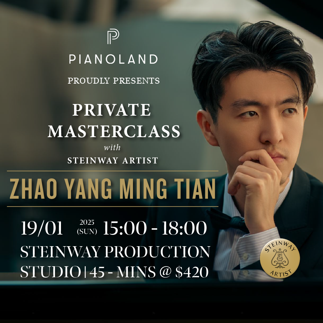 Private Masterclass with Steinway Artist Zhaoyang Mingtian - 19 JANUAR – Pianoland